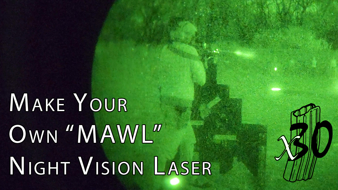 Make your own MAWL Night Vision Laser - 30 Magazine Clip