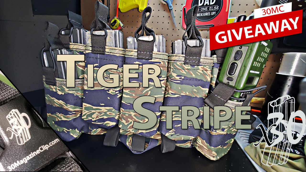 Tiger Stripe Chest Rig Giveaway – You can’t buy this! - 30 Magazine Clip